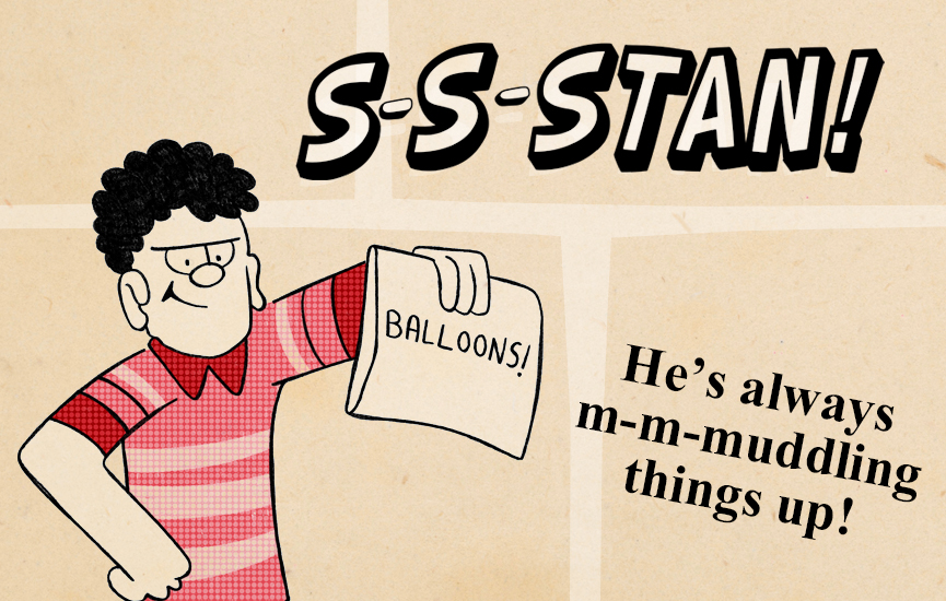 Gareth's comic: Stan | STAMMA