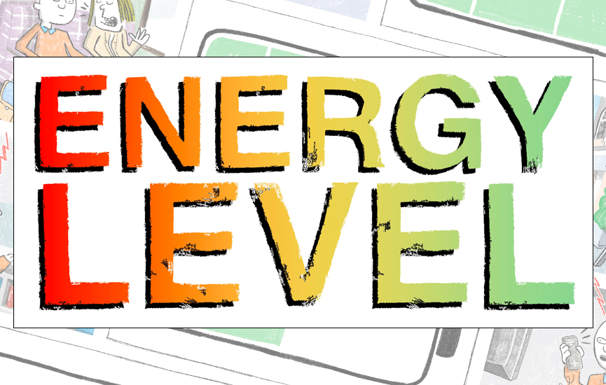 Gareth's comic: Energy level | STAMMA