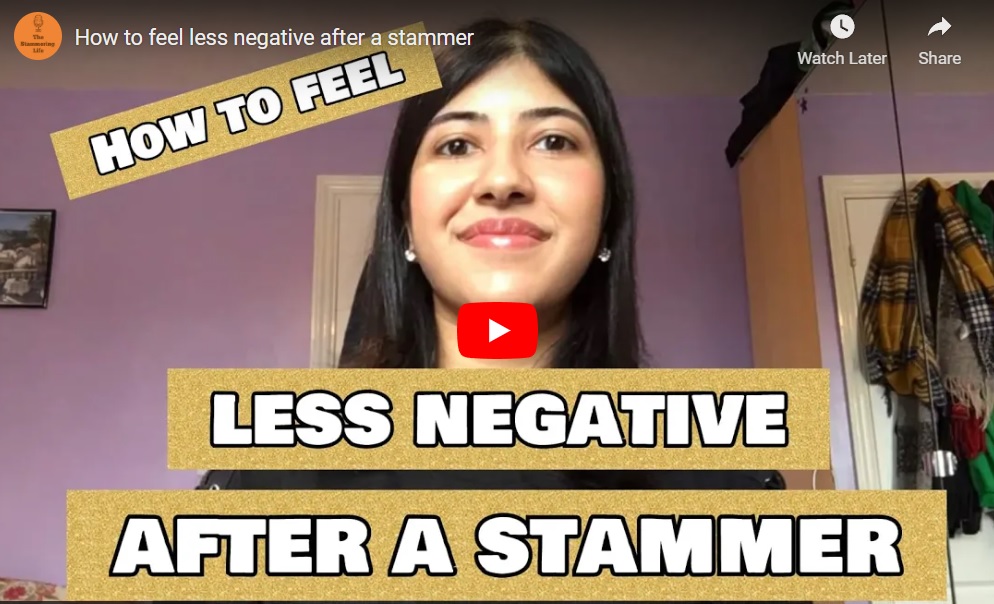 Bhupinder's Vlog: Feeling less negative about stammering | STAMMA