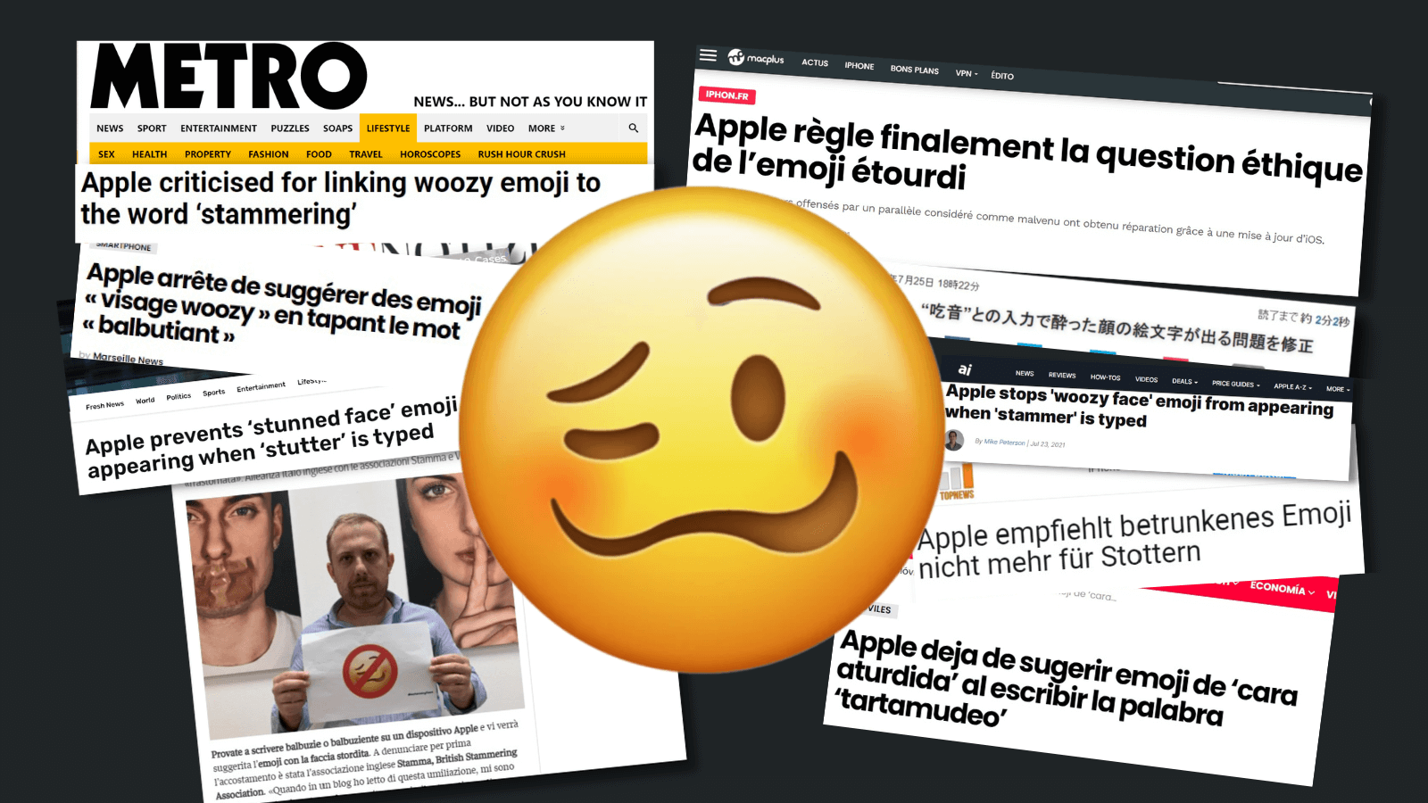 Apple Woozy Face | STAMMA