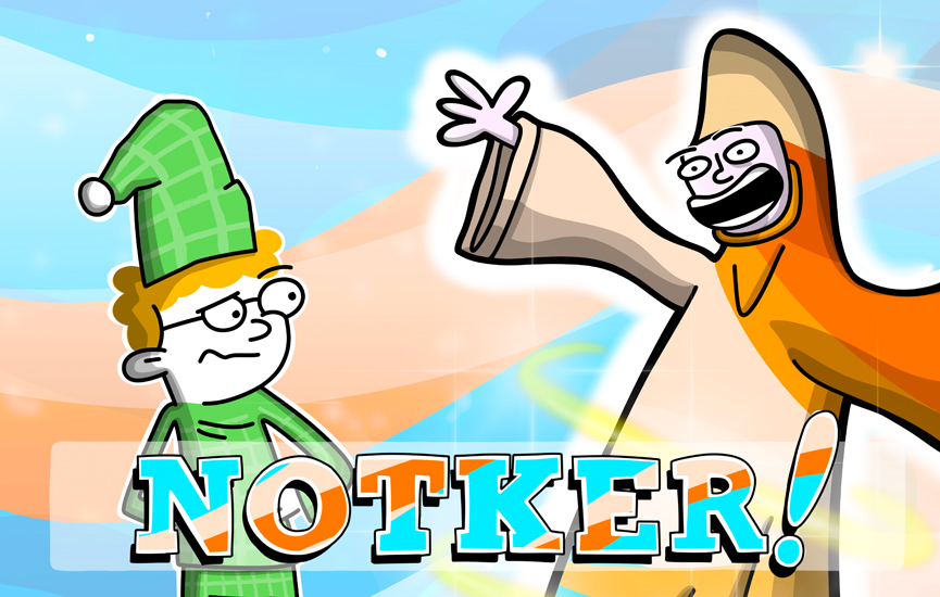 Gareth's comic: Notker | STAMMA