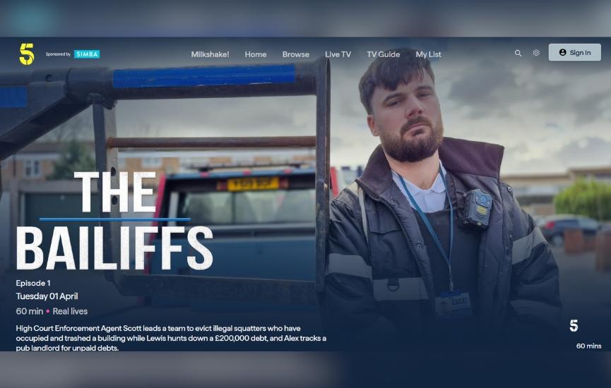 Featuring on TV's 'Call the Bailiffs' | STAMMA