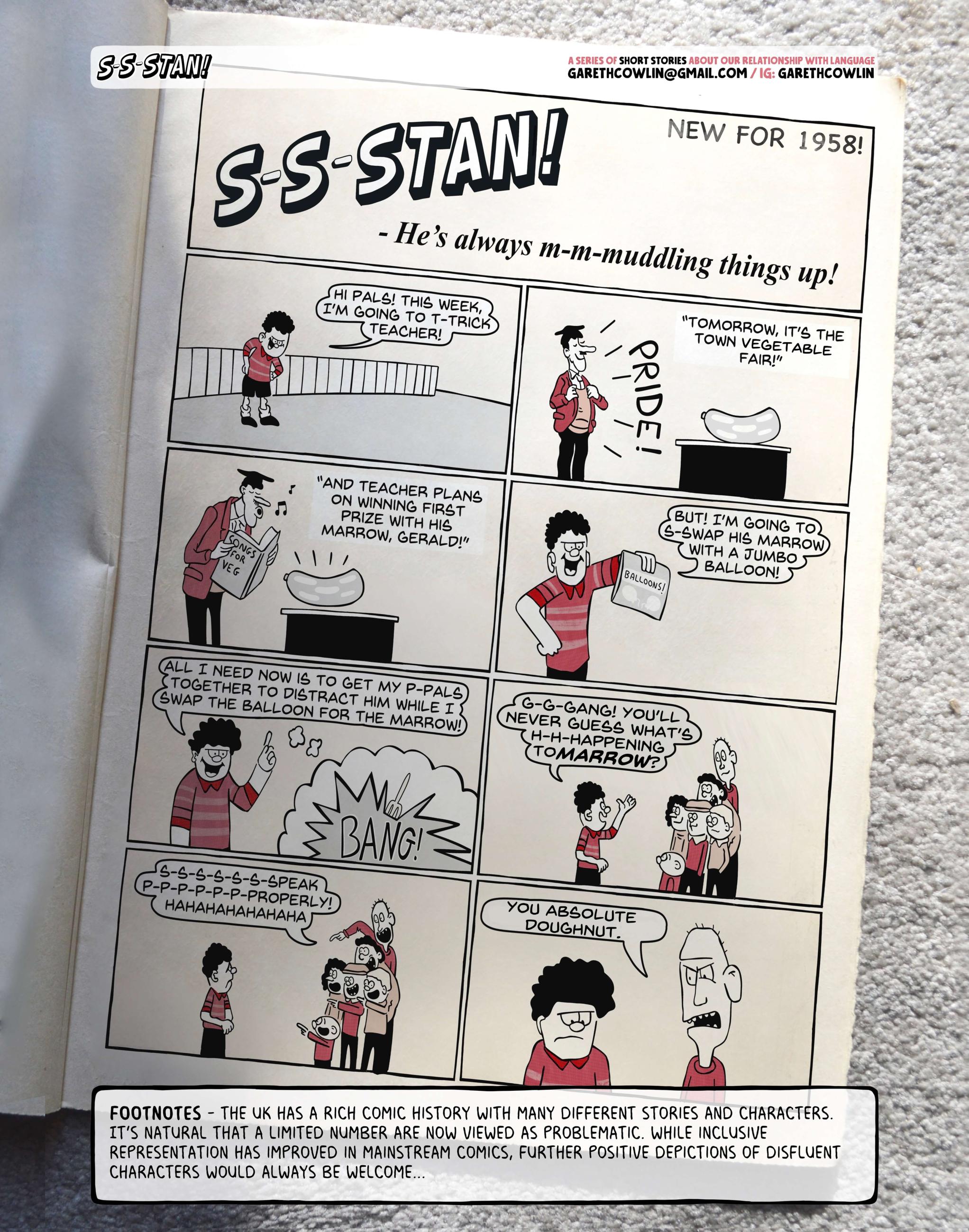 Gareth's comic: Stan | STAMMA